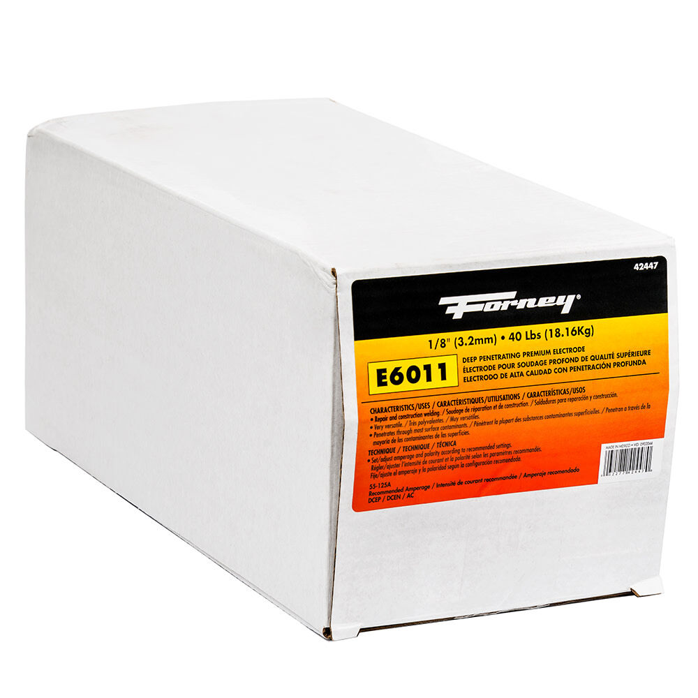 Forney Industries E6011 1/8in x 40 lbs Steel Electrode 42447 - Acme Tools