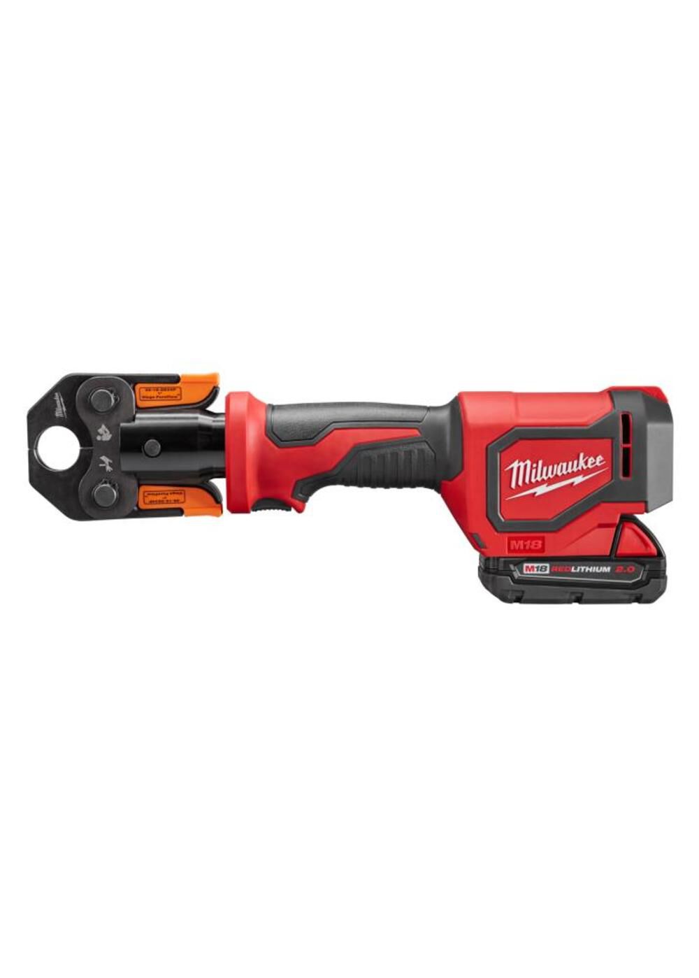 Milwaukee M18 Short Throw Press Tool Kit with Viega PureFlow Jaws 2674 ...