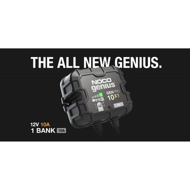 Noco Battery Charger 12V 10A Fully Automatic Waterproof On Board ...