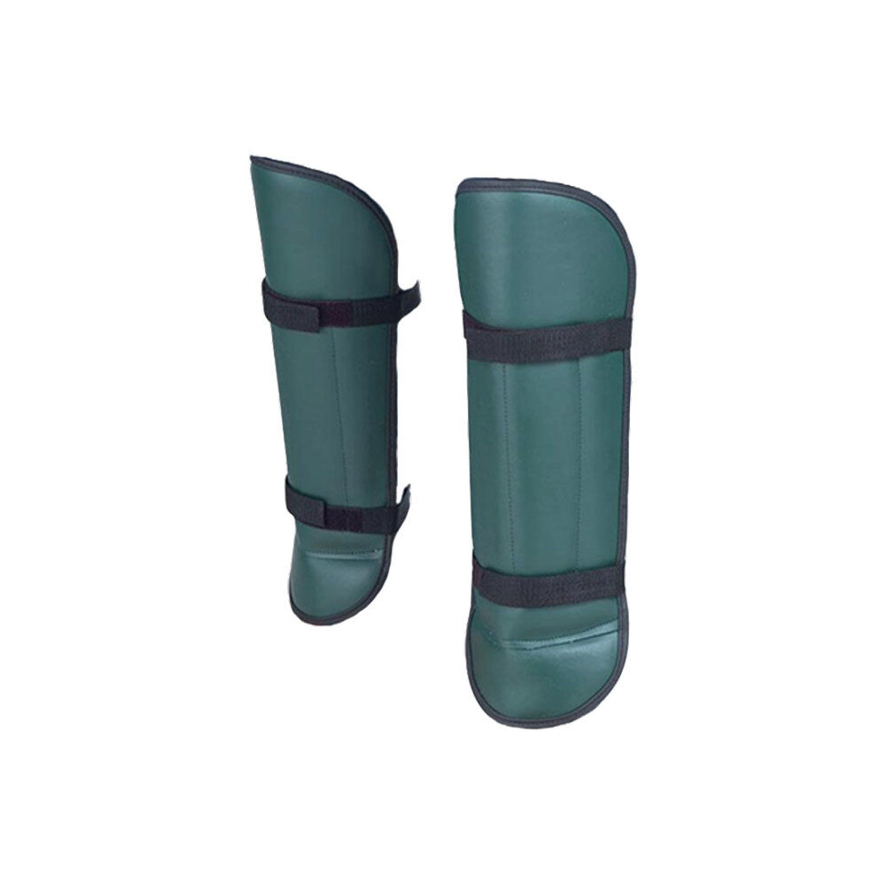 Echo Unifit Forest Green Padded Nylon Shin Guards/Brush Gaiters ...