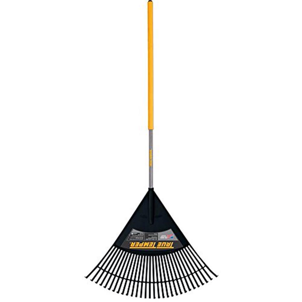Ames 30 in. Poly Cushion Grip Leaf Rake with Harwood Handle 1922800 ...