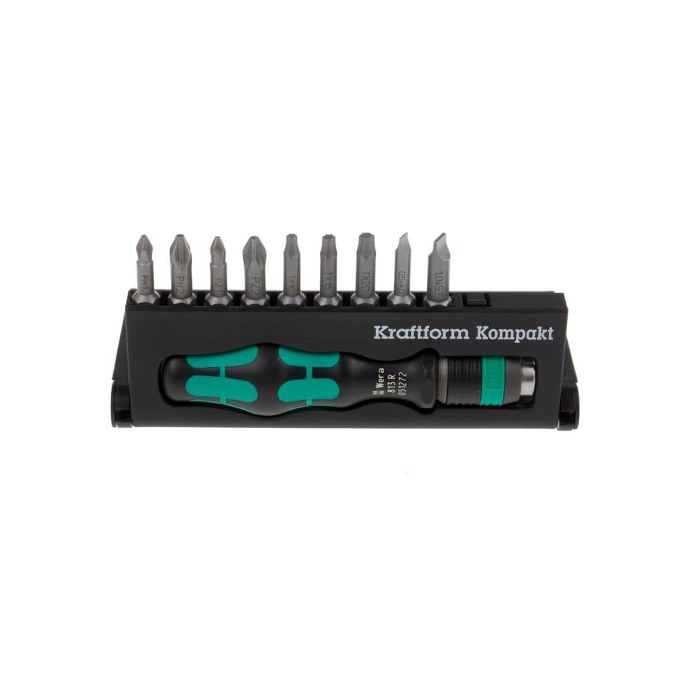 Wera Tools Kraftform Compact 10 Assortment Screwdriver Set 10pc ...