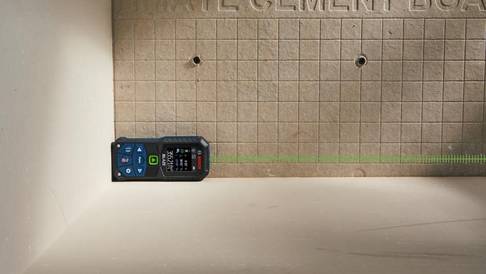Bosch BLAZE Connected Green Beam Laser Distance Measurer 165' GLM165 ...