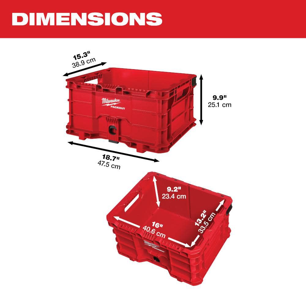 Milwaukee PACKOUT Crate 48-22-8440 - Acme Tools