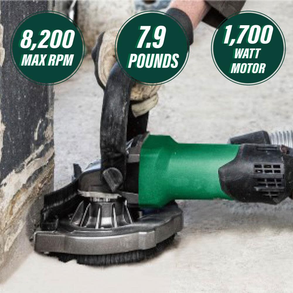 Metabo HPT Grinder Concrete Surfacing 5in 15 Amp GM13YM - Acme Tools