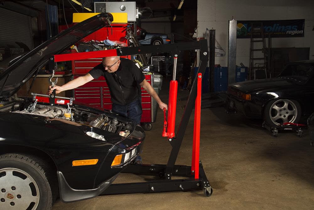 Sunex 2 Ton Folding Engine Crane with Dual Pump Pistons 5222 - Acme Tools