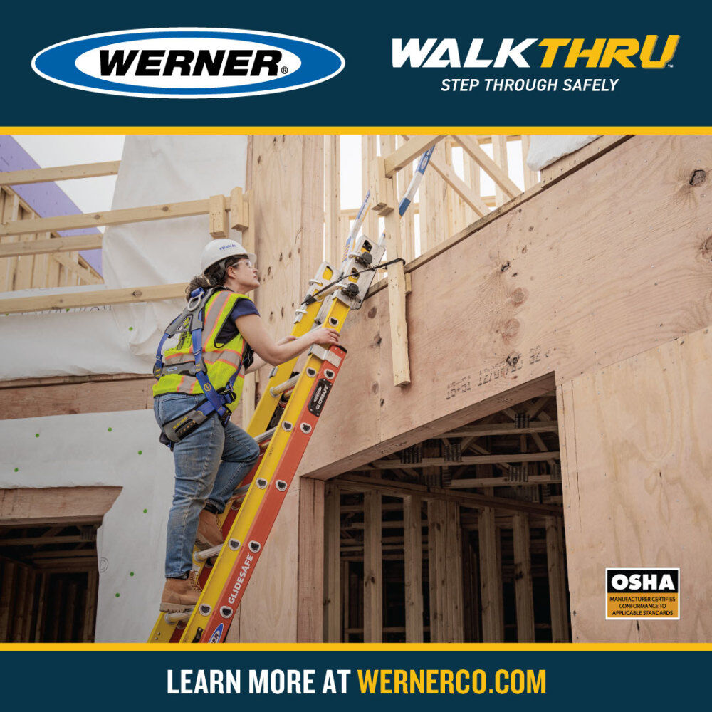 Werner Extension Ladder WalkThru X300000 - Acme Tools