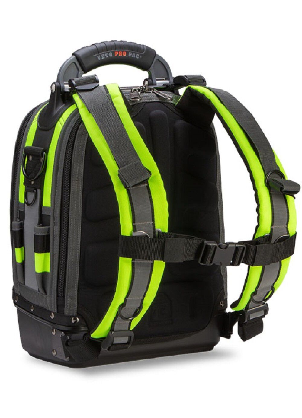 Veto Pro Pac Tool Backpack Small Hi Viz Yellow TECH PAC MC HI-VIZ Y ...
