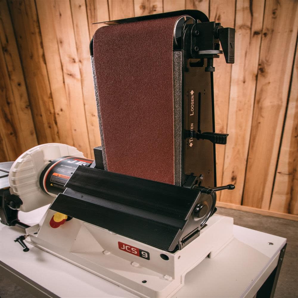 JET JSG-96OS 6in x 48in Belt / 9in Disc Sander with Open Stand 3/4 HP ...