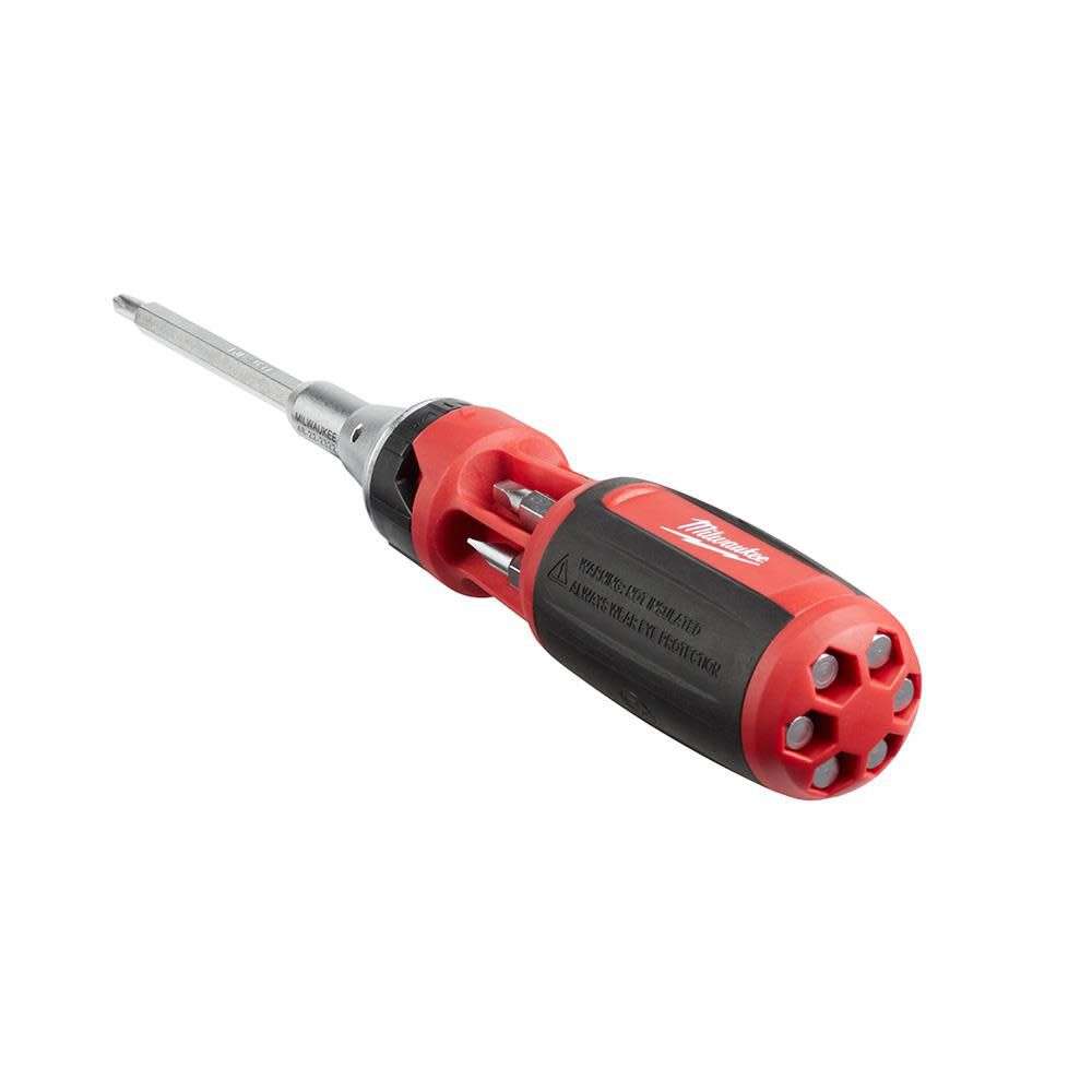Milwaukee 9-in-1 Square Drive Ratcheting Multi-Bit Driver 48-22-2322 ...