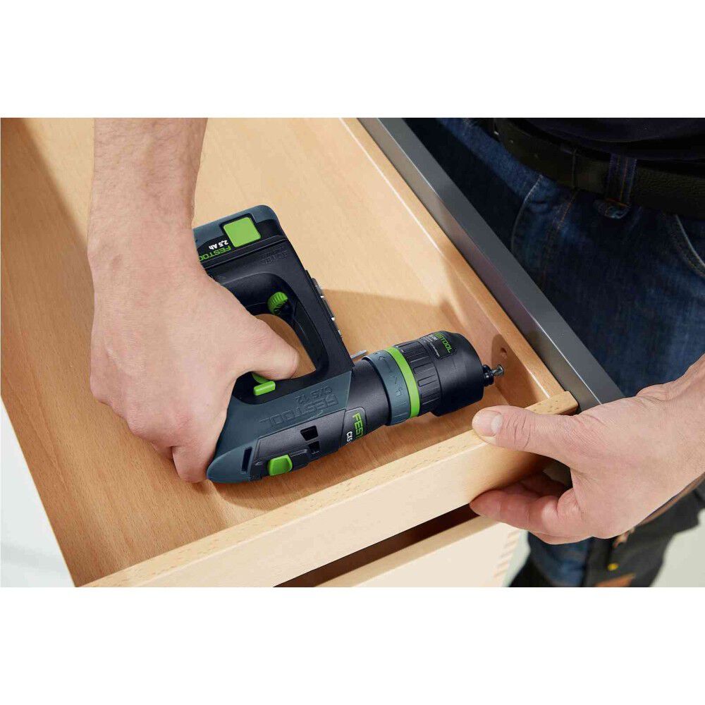 Festool Cordless 10.8V Battery-Powered Drill CXS 12 2,5-Set 576869 ...
