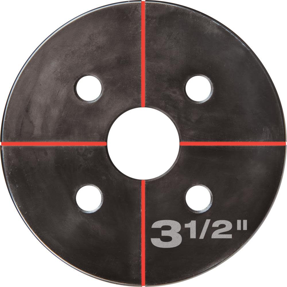 Milwaukee EXACT 2-1/2 In. to 4 In. Knockout Set 49-16-2695 - Acme Tools