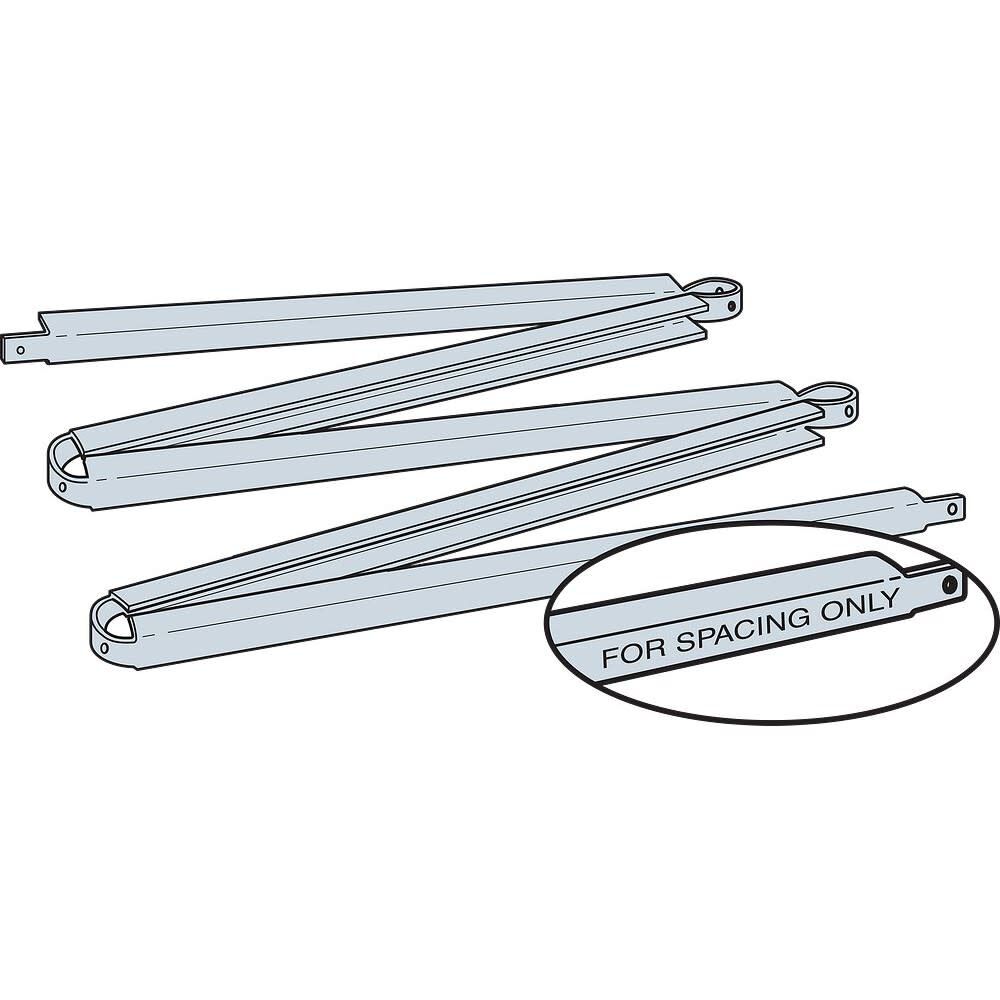 Simpson Strong-Tie 24 Gauge 1-1/2 In. x 10 Ft. Galvanized Truss Spacer ...