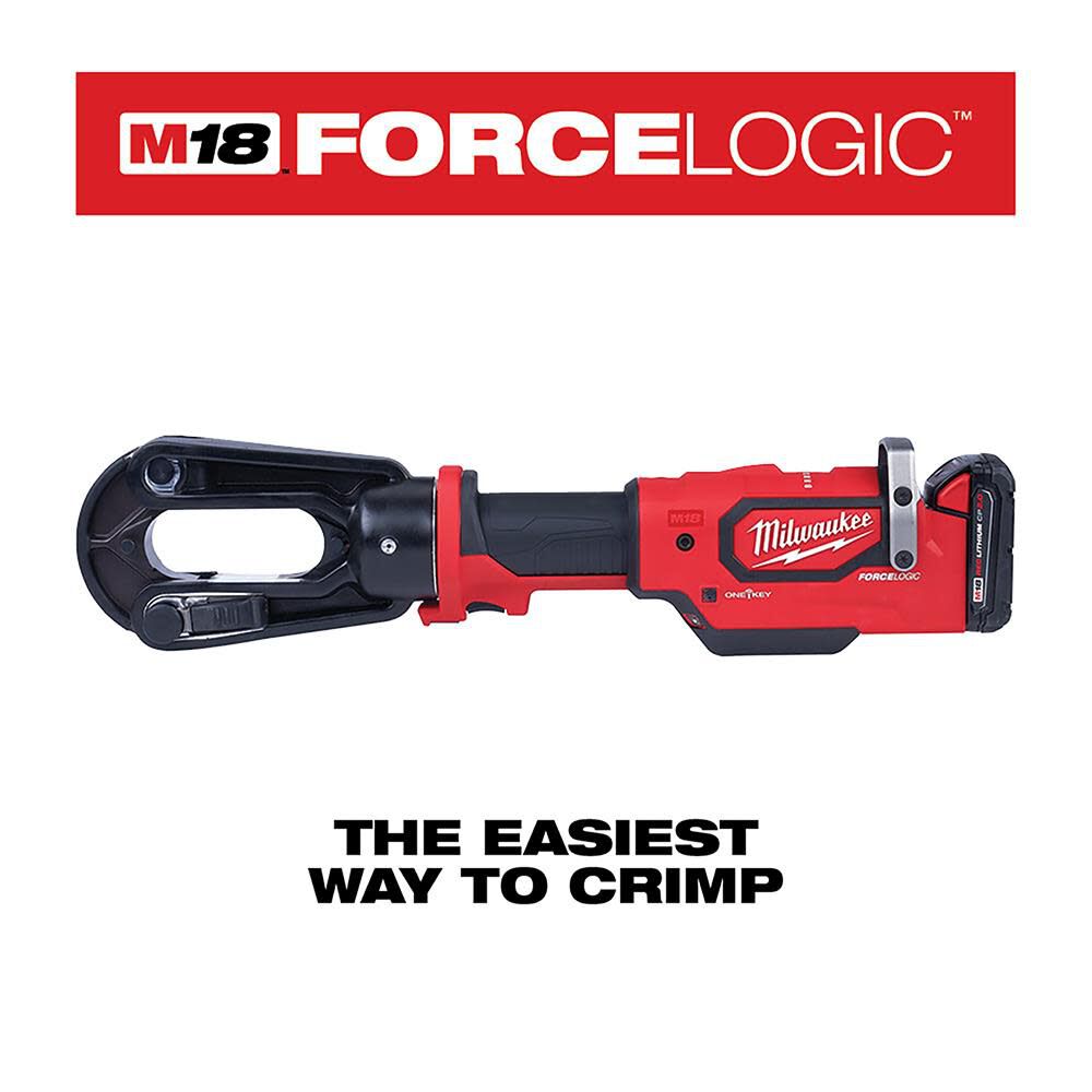 Milwaukee M18 FORCE LOGIC 15T Crimper Kit 2879-22 - Acme Tools