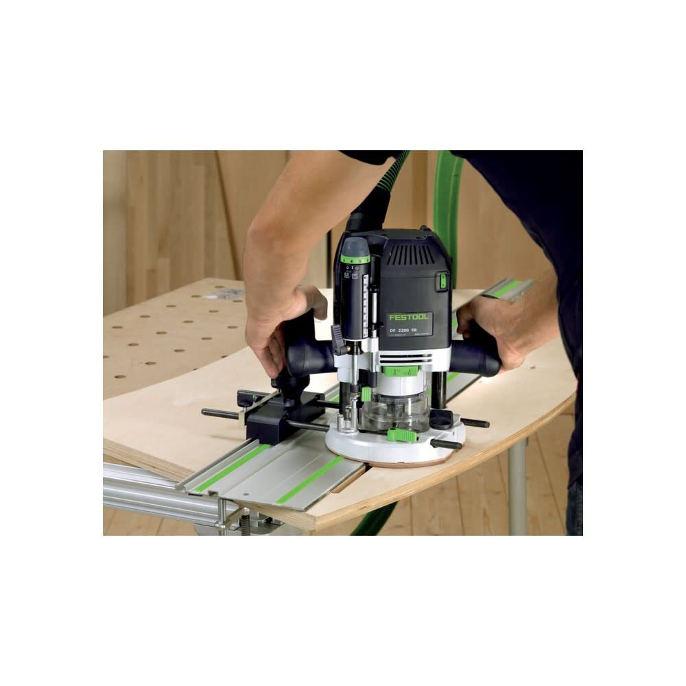 Festool 3 5/32in OF 2200 EB-F-Plus Plunge Router with Systainer 576223 ...