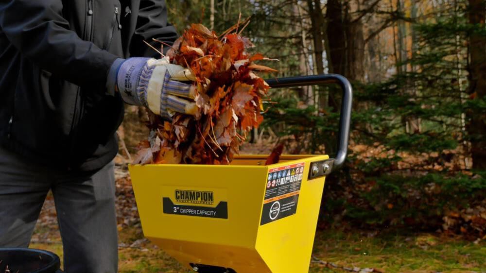 Champion Power Equipment 3-Inch Portable Chipper-Shredder with ...