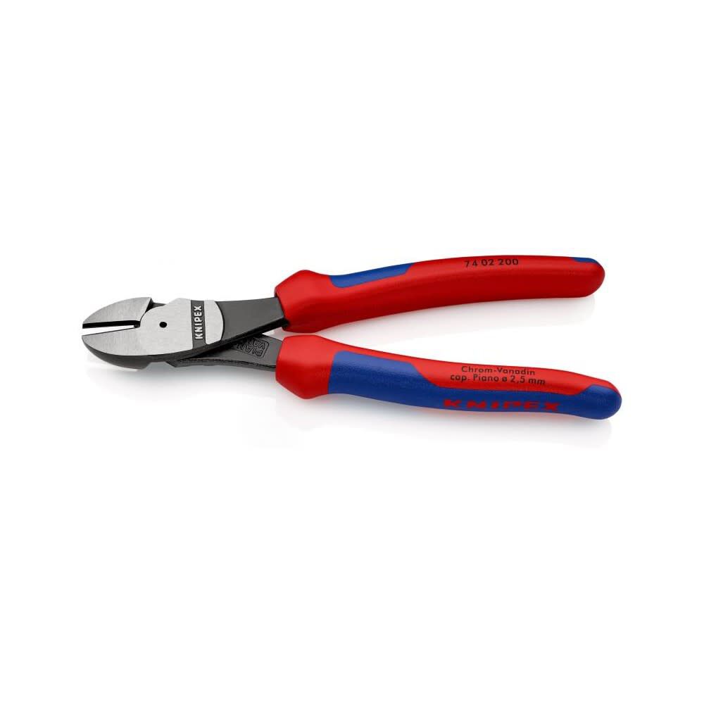 Knipex High Leverage Diagonal Cutter 200mm 74 02 200 SBA - Acme Tools