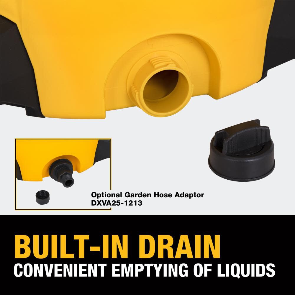 DEWALT 9 Gallon Stealth Sonic Wet/Dry Vacuum DXV09P-QTA - Acme Tools