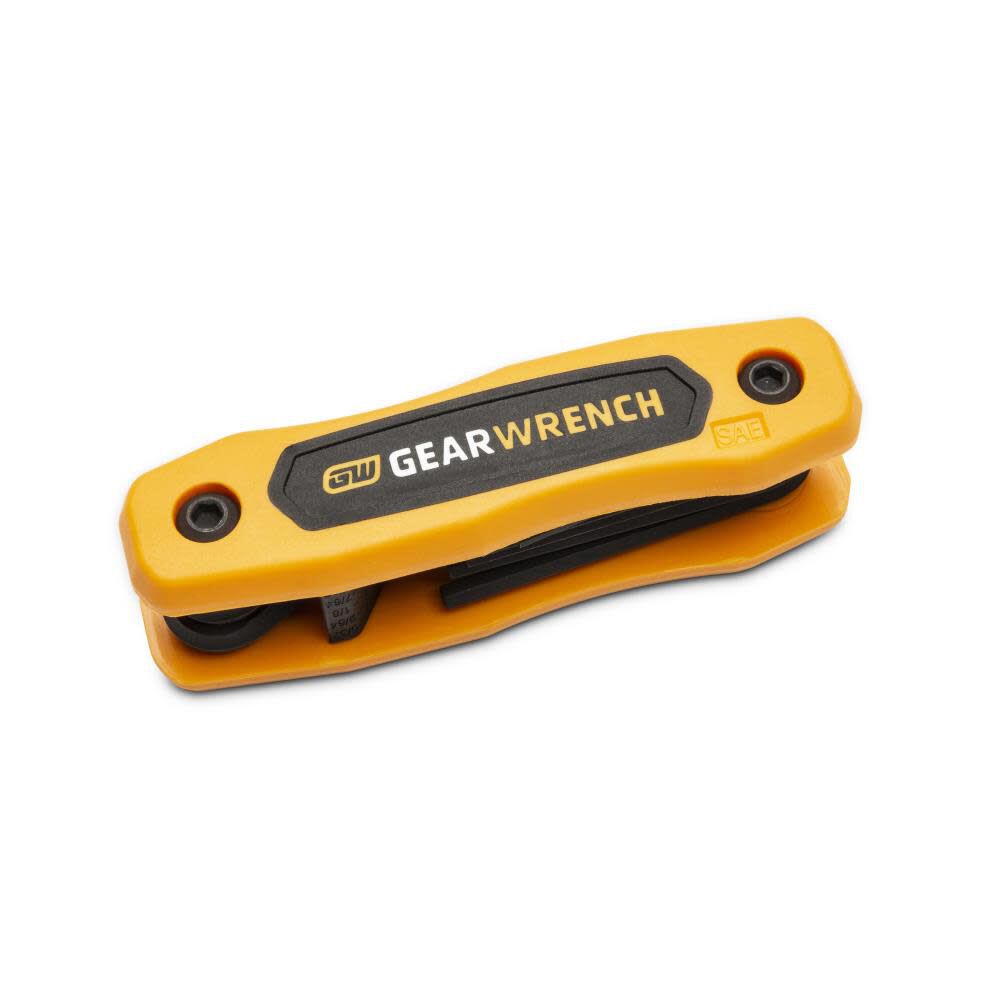 GEARWRENCH Hex Key Set SAE Folding 9pc 83509 from GEARWRENCH - Acme Tools