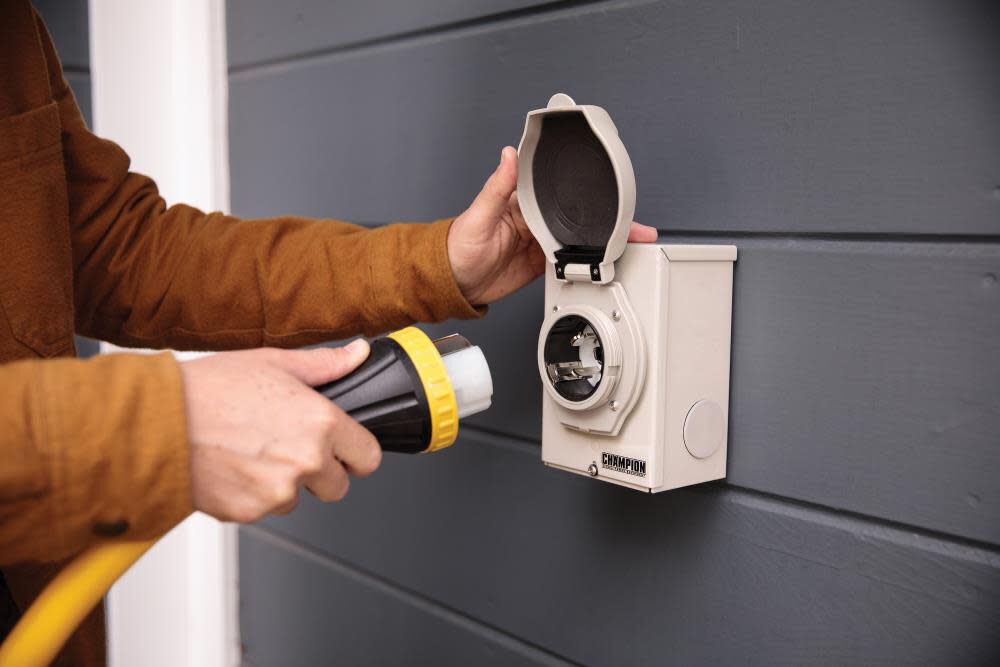 Champion Power Equipment 50 Amp Manual Transfer Switch with 30 ft Power ...