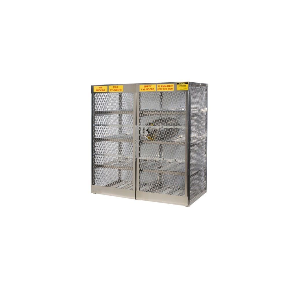 Justrite Aluminum Gas Cylinder Cabinet Locker for 20-33 Lbs LPG ...