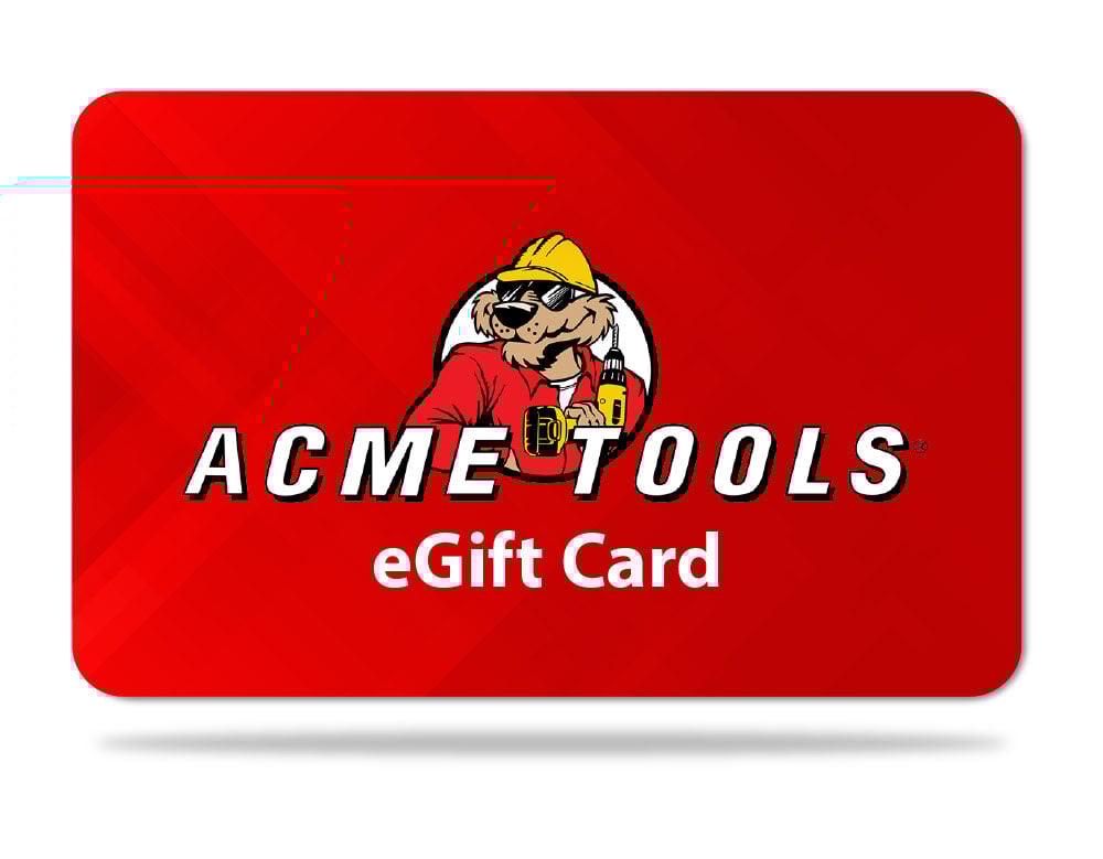 ACME TOOLS Gift Card - Email Delivery GIFTCARDA070 from ACME TOOLS - Acme Tools