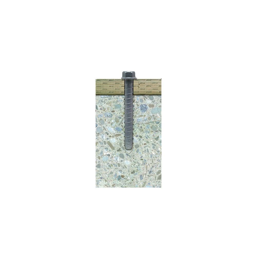 Simpson Strong-Tie Titen HD 5/8 x 6in Galvanized Carbon Steel Screw ...