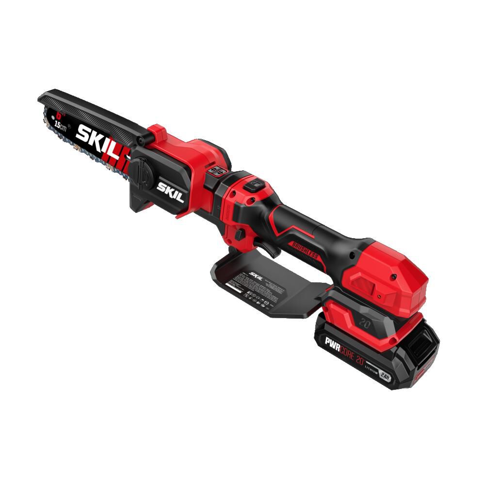 SKIL PWR CORE 20 Brushless 20V 6in Telescopic Pruning Saw Kit PR0601B ...