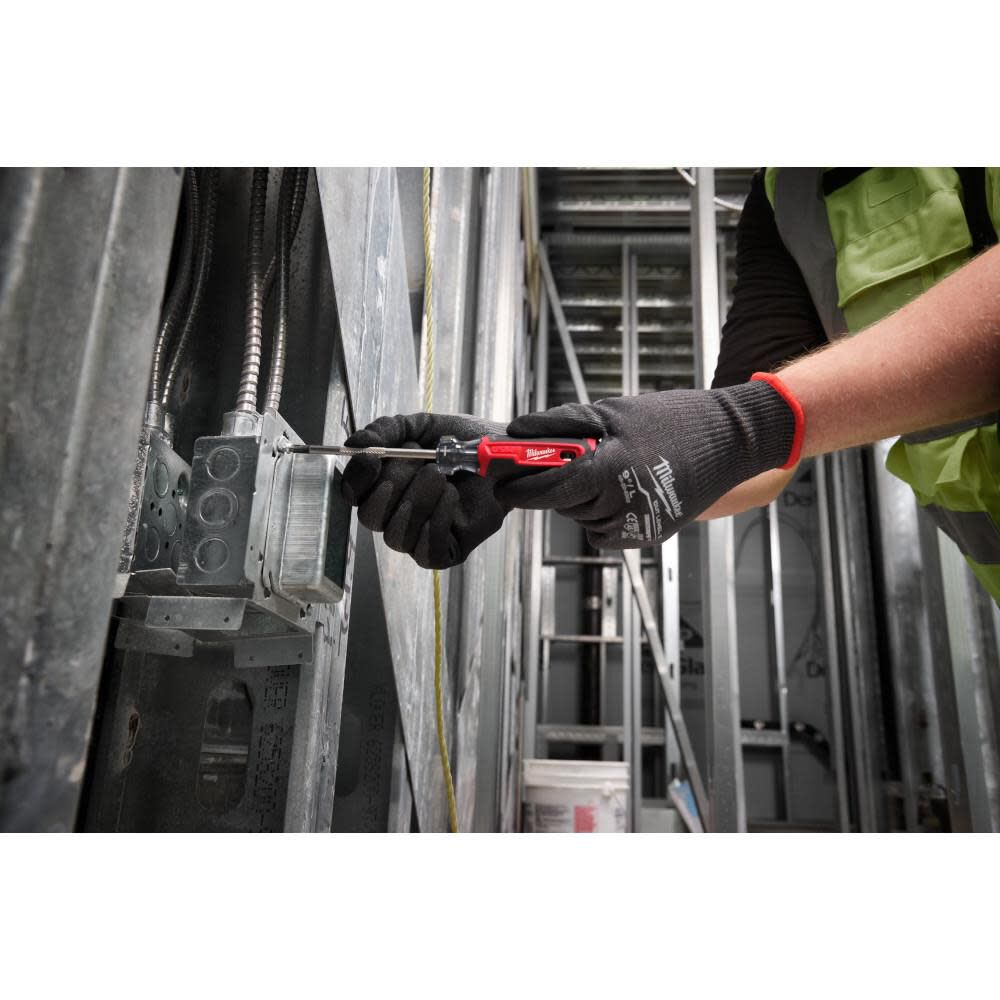 Milwaukee #2 Phillips 6 Inch Cushion Grip Demolition Screwdriver MT205 ...