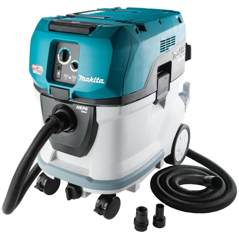 Makita 80V max (40V max X2) XGT 10 Gallon HEPA Vacuum 4.0Ah Kit Wet ...