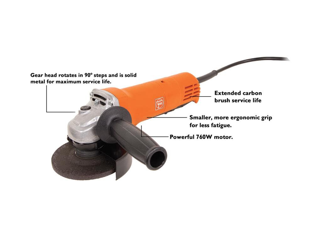 Fein Angle Grinder WSG7-115PT/N12 120V60H 72223160120 - Acme Tools