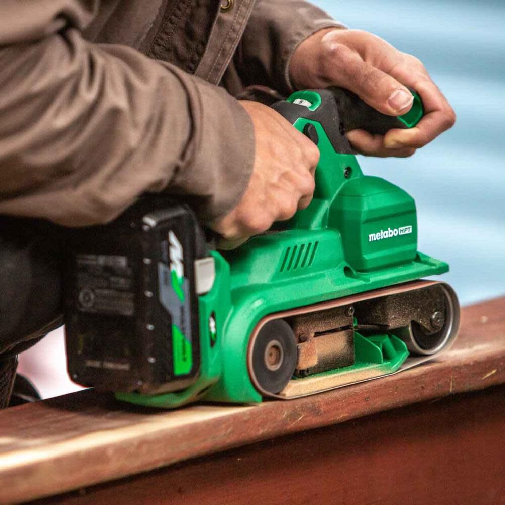 Metabo HPT 36V MultiVolt Cordless Brushless 3" x 21" Belt Sander (Bare ...