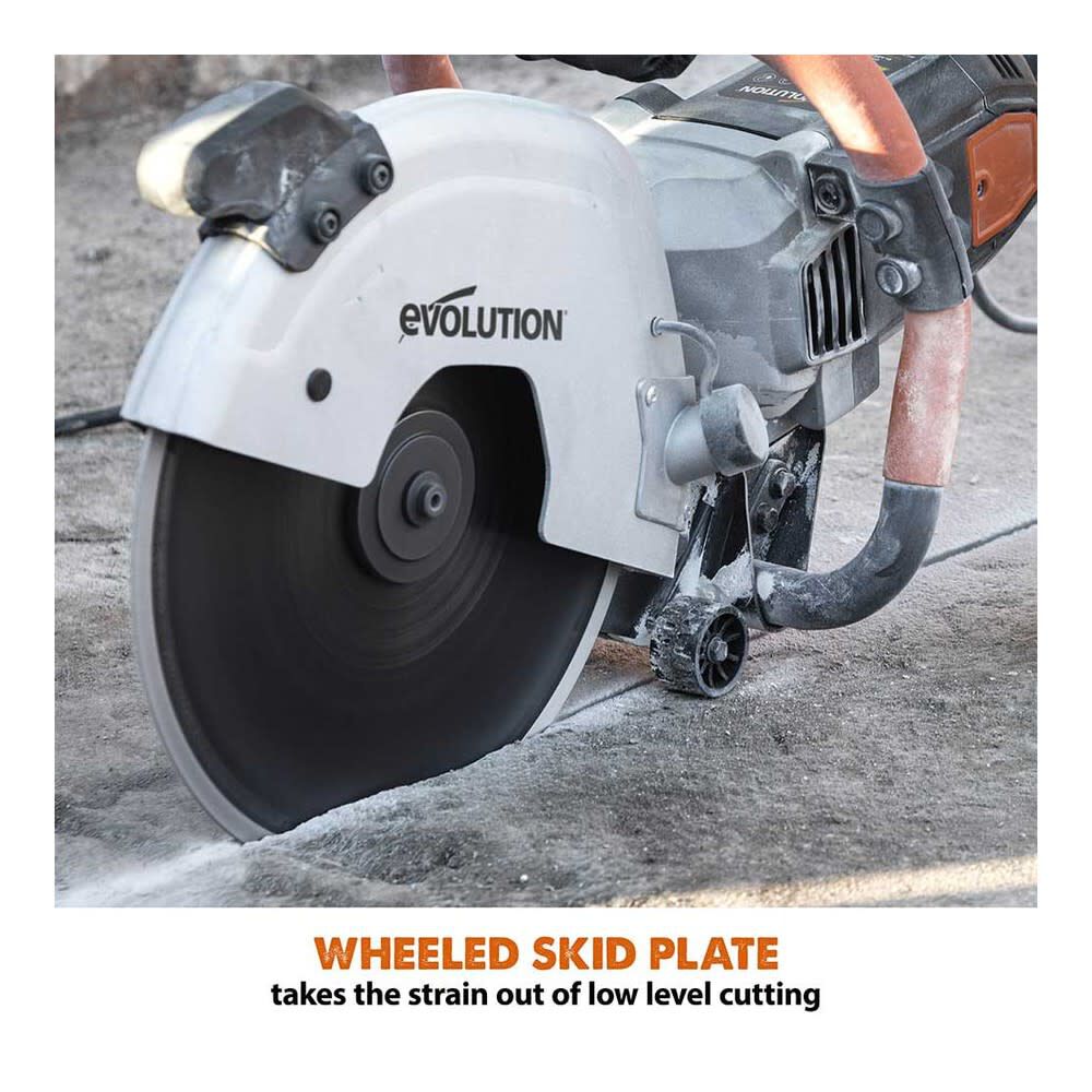 Evolution Power Tools 15A 4600 Rpm 12 in Electric Concrete Cut-Off Saw ...