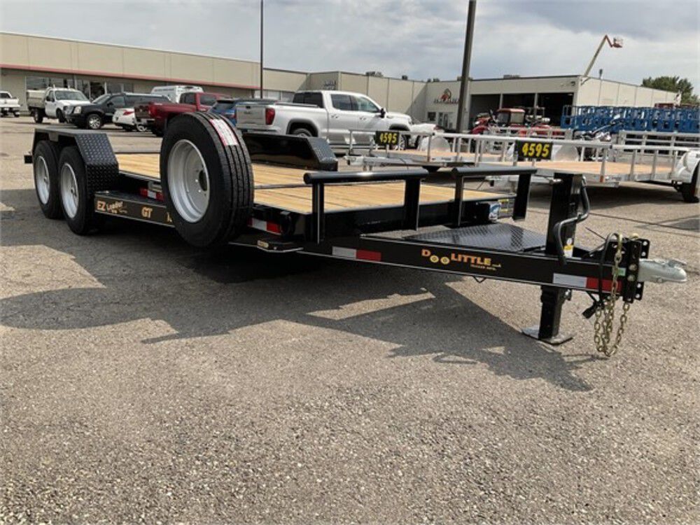 Doolittle Trailer Mfg 20' EZ Loader GT Flatbed Trailer Split-Deck ...