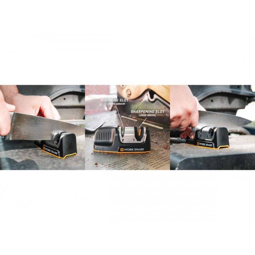 Work Sharp Compact Manual Kitchen Edge Knife Sharpener WSKTNKES - Acme ...