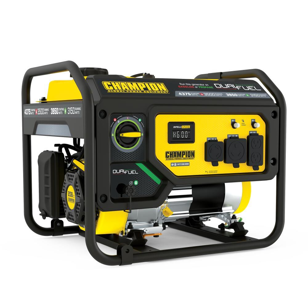 Champion Power Equipment 3500 Watt Dual Fuel Portable Generator 200965 ...