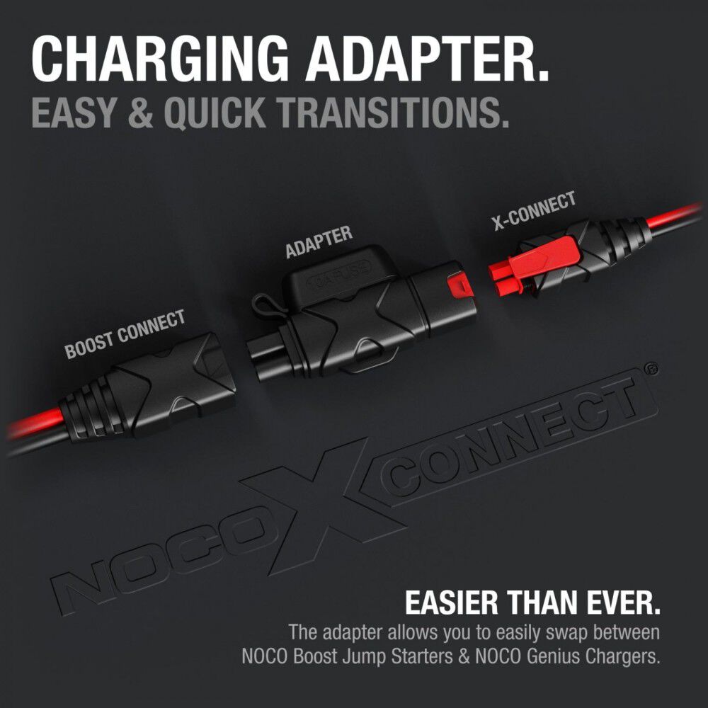 Noco Heavy Duty Boost Battery Eyelet Cable with X Connect Adapter ...