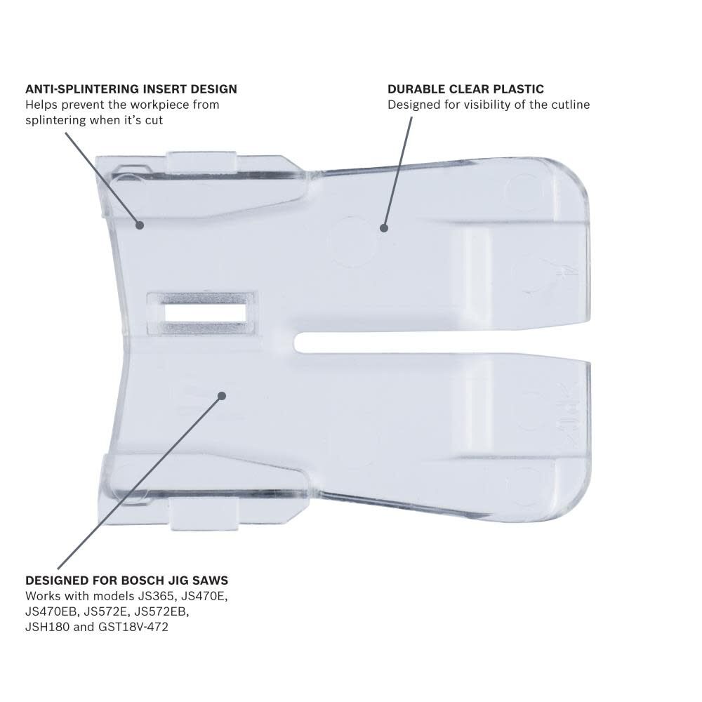 Bosch Jig Saw Anti-Splintering Insert (5 Pk.) JA1013 - Acme Tools