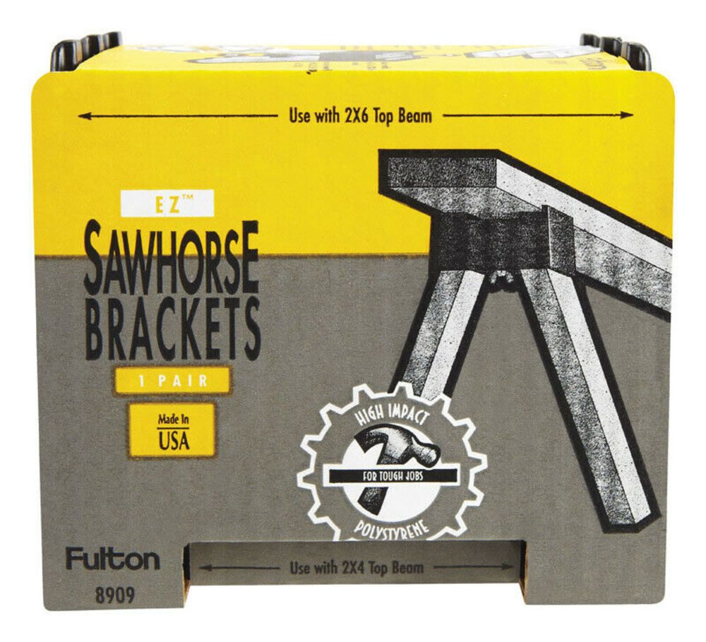 Fulton Corporation Sawhorse Brackets High Impact Polystyrene 8909 from ...