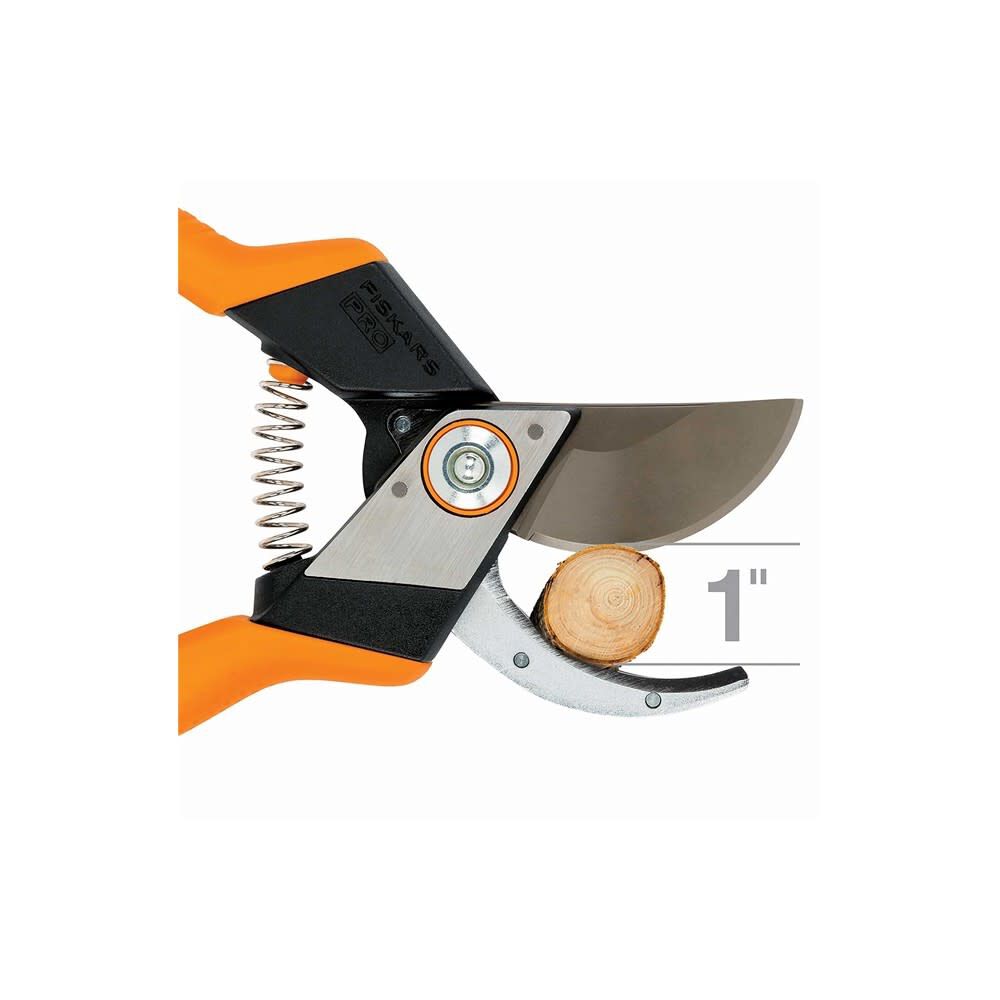 Fiskars Pro Carbon Steel Hand Pruner with Cast Aluminum Handle 394951 ...