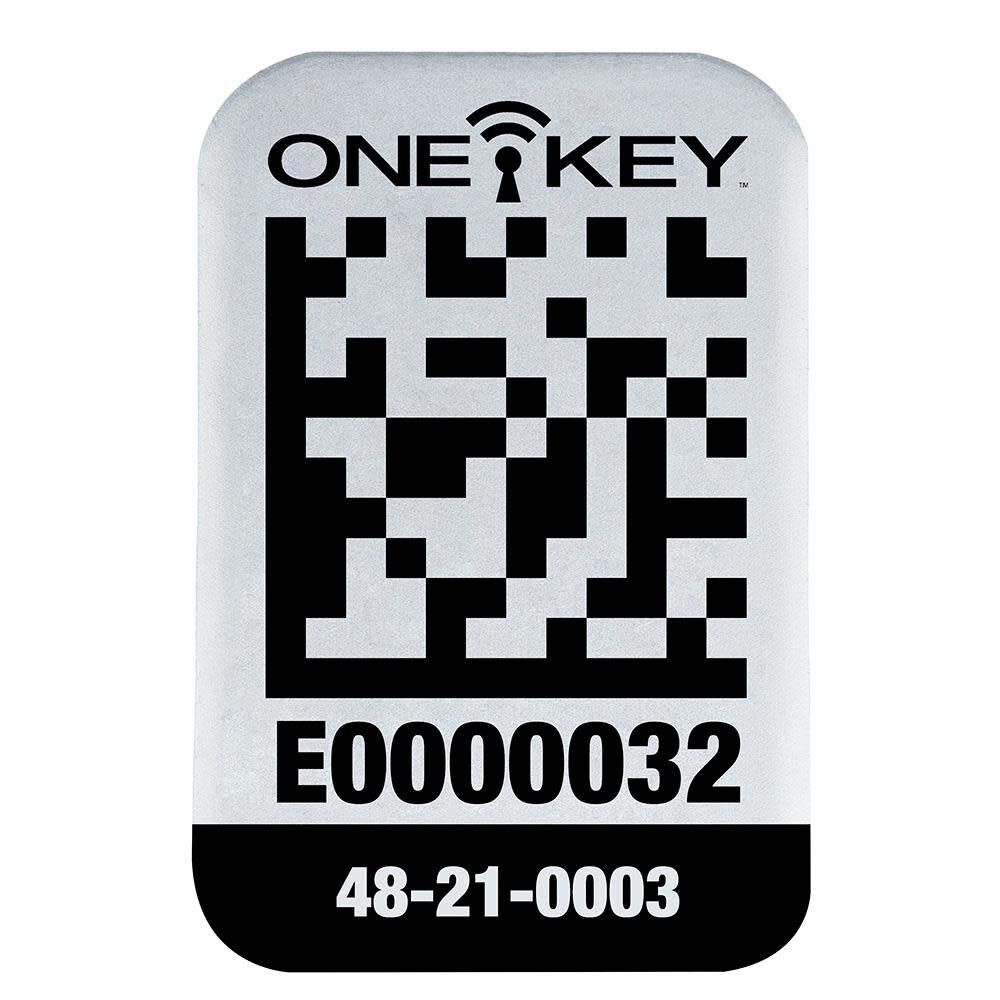 Milwaukee ONE-KEY Asset ID Tag Small for Metal Surface (100pc) 48-21 ...