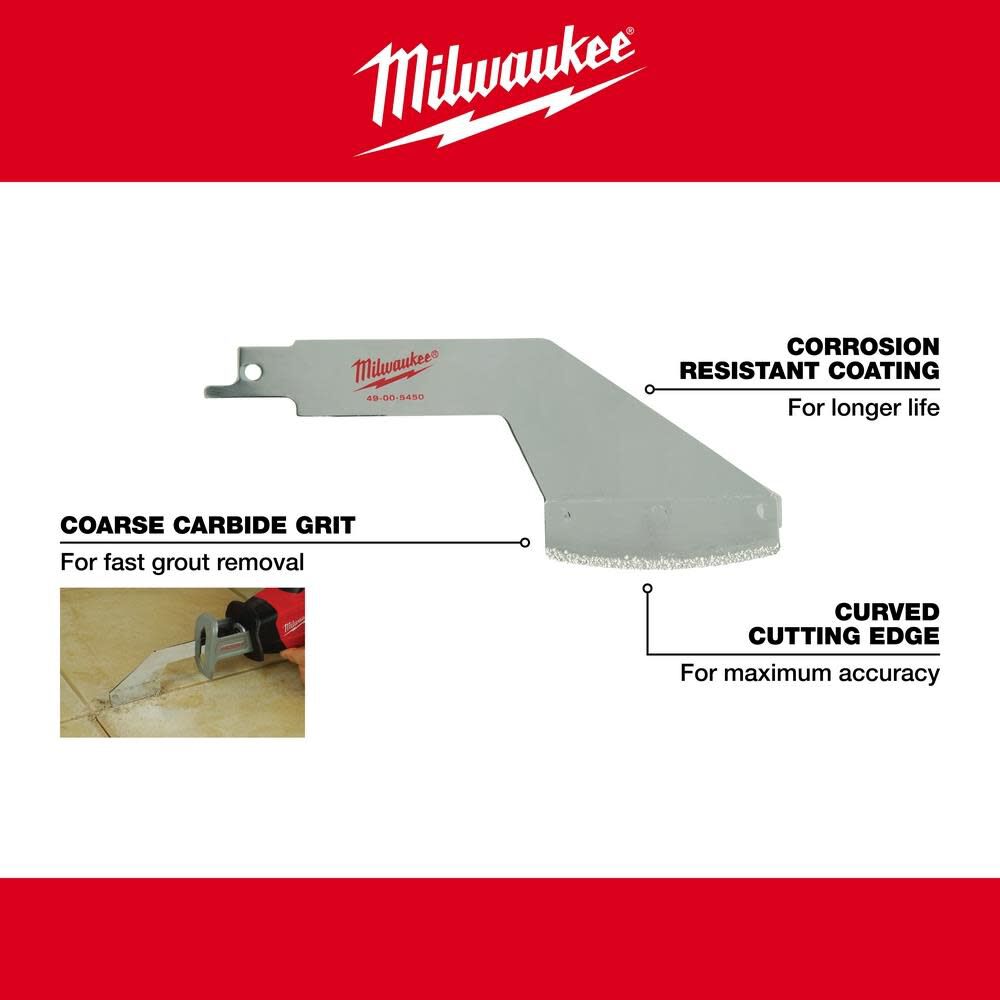 Milwaukee Grout Removal Tool 49-00-5450 - Acme Tools