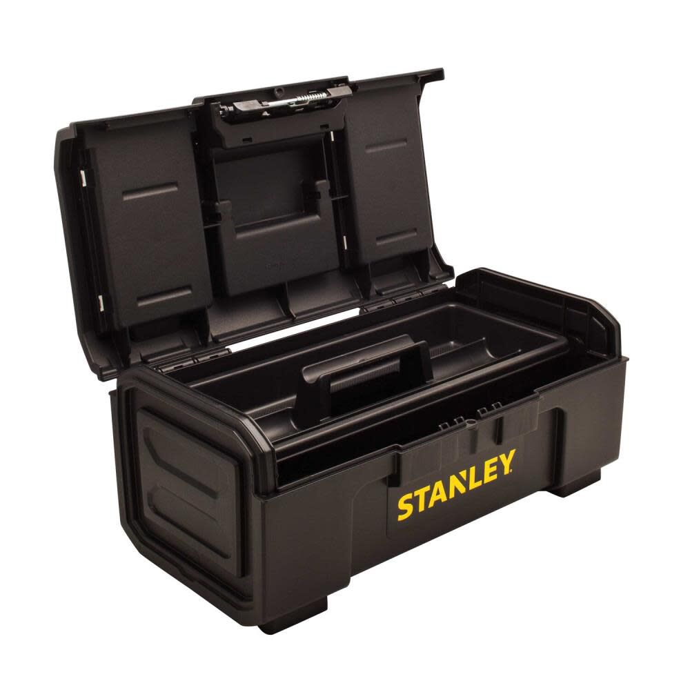 Stanley 16in One-Touch Tool Box with Removable Lid Organizers STST16420 ...