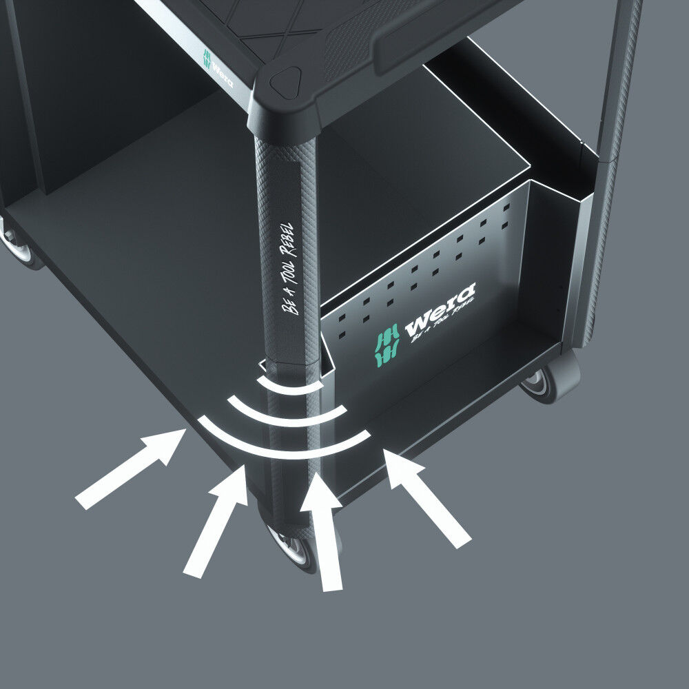 Wera Tools 9700 Tool Rebel Roller Cabinet 94pc 05150130001 - Acme Tools