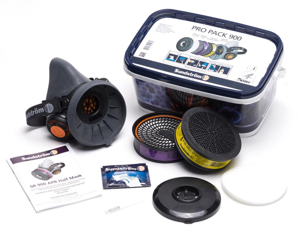 Sundstrom Safety SR900 Air Purifying Respirator Pro Pack Kit - S H05 ...