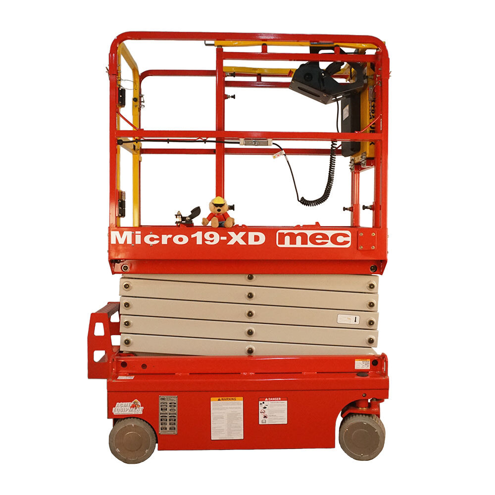 mec 19 Ft. Xtra-Deck Micro Slim Electric Scissor Lift MICRO 19-XD from ...