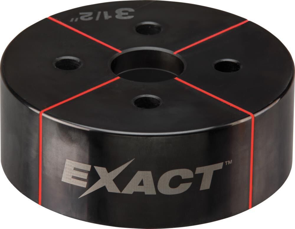 Milwaukee EXACT 2-1/2 In. to 4 In. Knockout Set 49-16-2695 - Acme Tools