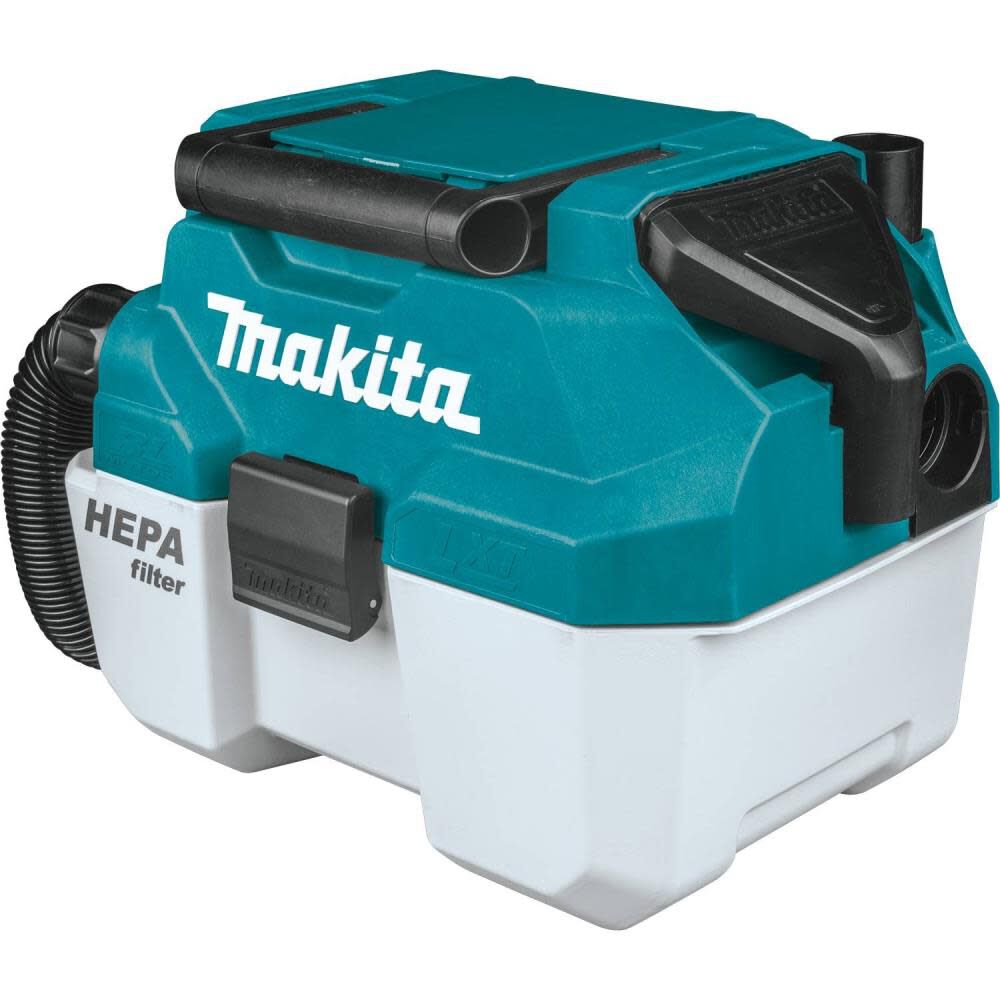Makita 18V LXT 2 Gallon HEPA Portable Wet/Dry Dust Extractor/Vacuum Kit ...