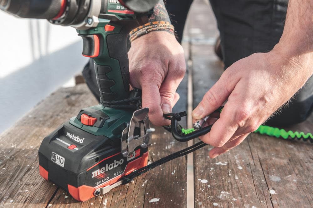 Metabo 18V DropSecure Battery Pack 5.5Ah LiHD with Tethering Point ...