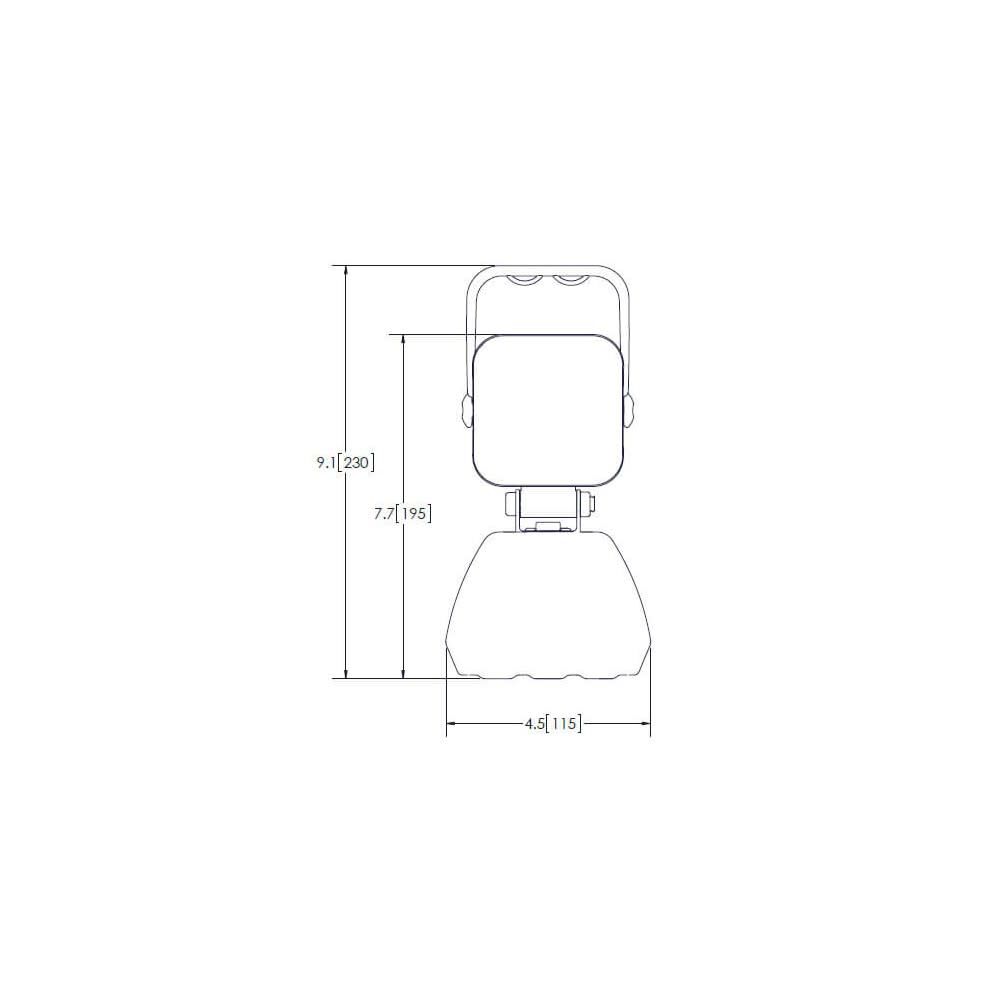 Ecco Magnetic Flood Five 3W LED Worklamp 12V 650 Raw Lumens EW2461 ...